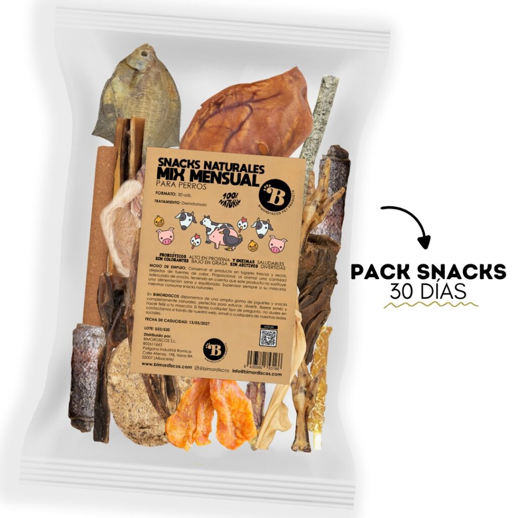Snacks Naturales para Perros | BIMORDISCOS